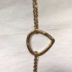 Jewelry | Gold Chain With Geometric Shapes | Poshmark